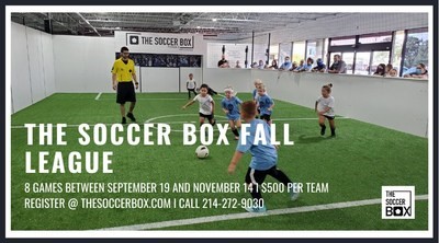 Soccer Box Dallas Announces Fall Play Events for Youth | Sports ...